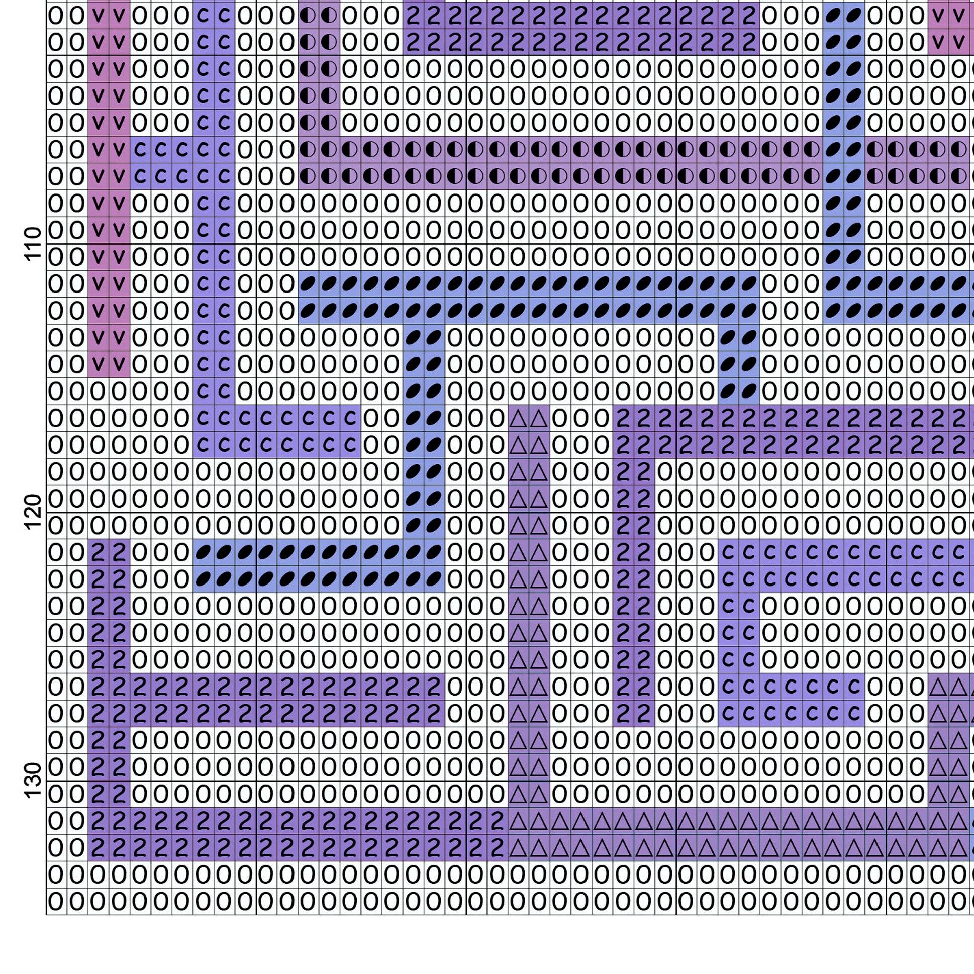 Beaded Pattern Tapestry Loom Pattern Maze Tapestry Bead - Etsy