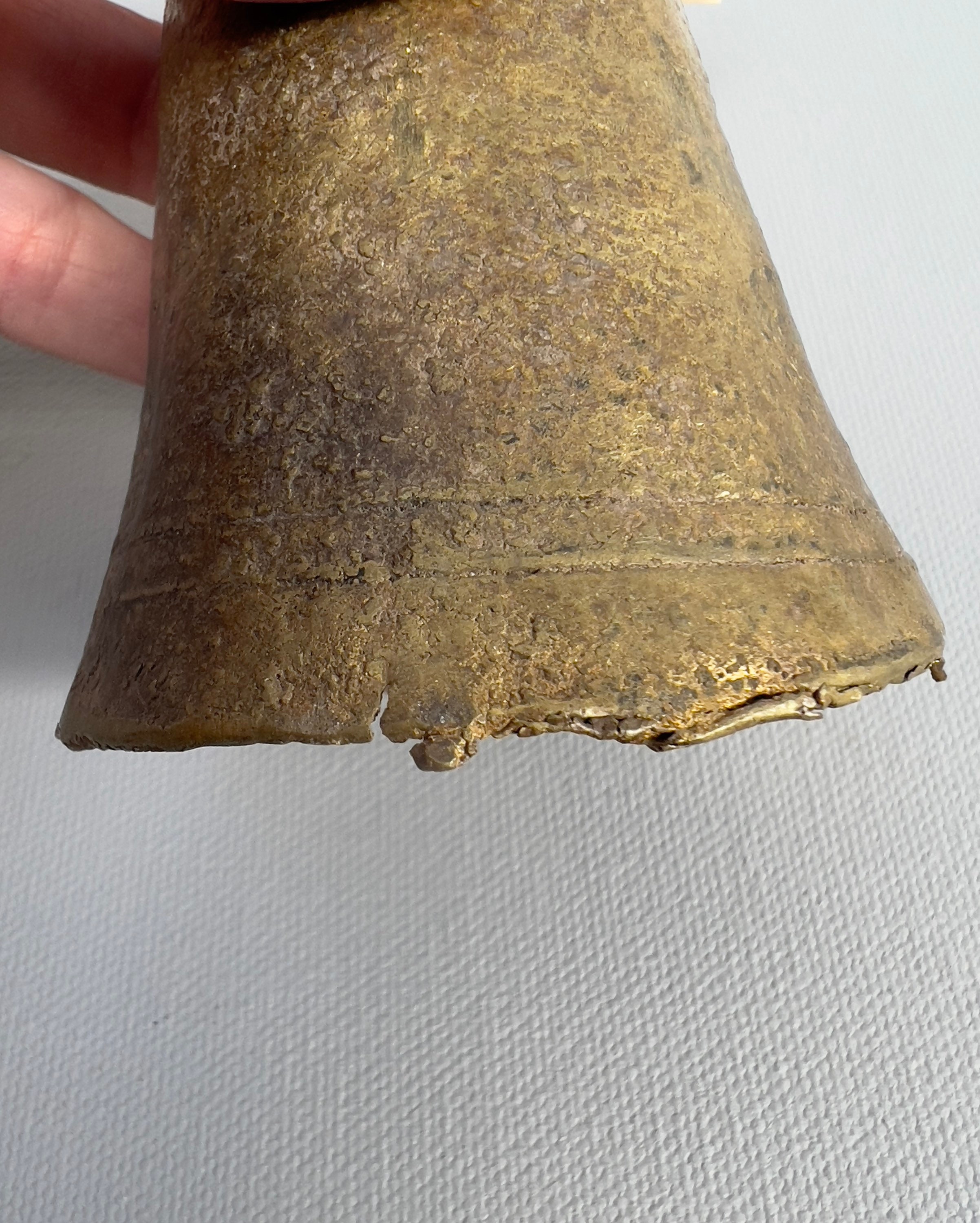 Vintage, Brass Cow Bell, Rustic African hand made brass bell, Home ...