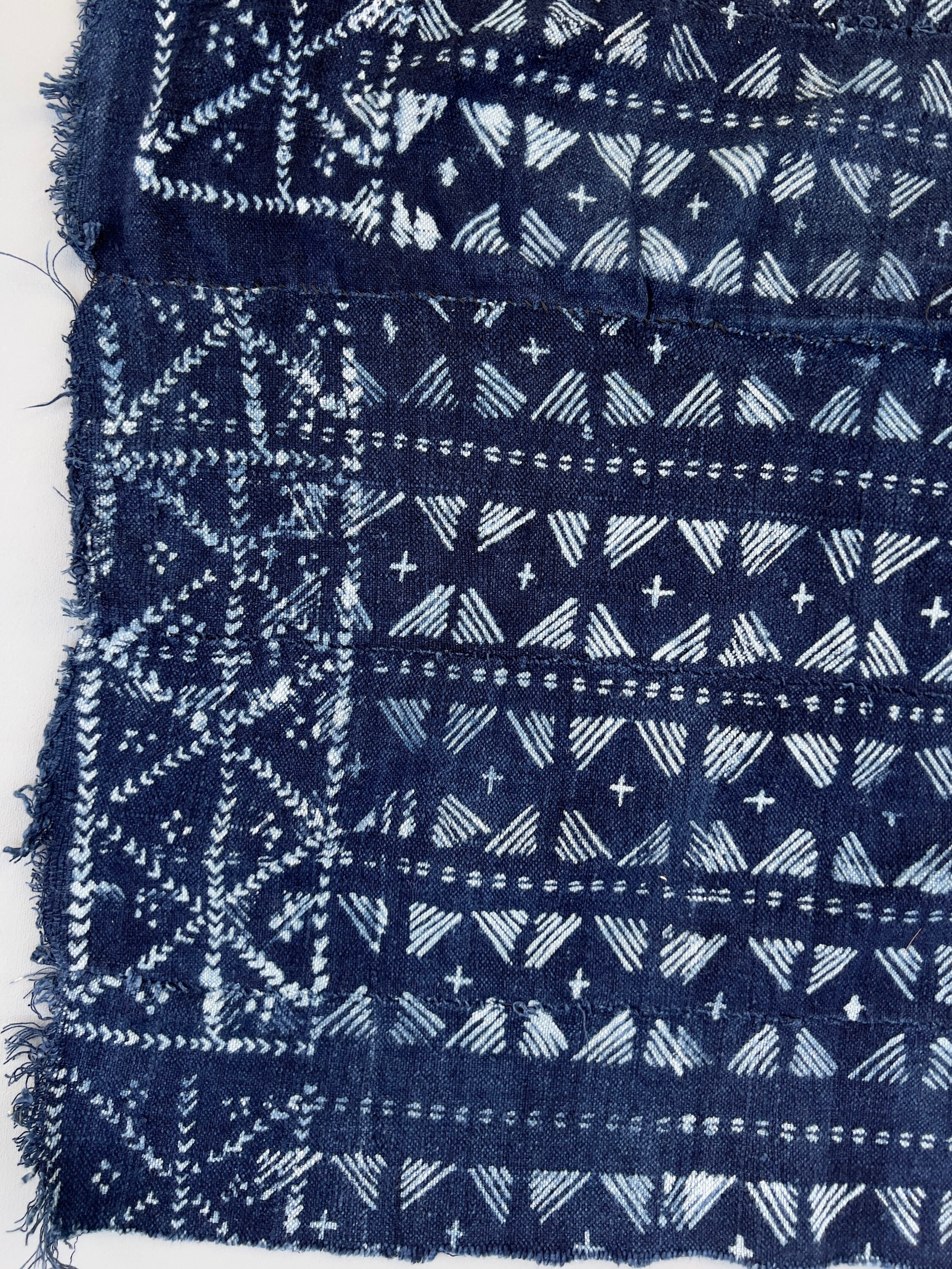 Mud Cloth fabric for Home Decor, Batik indigo mudcloth, Vintage African ...