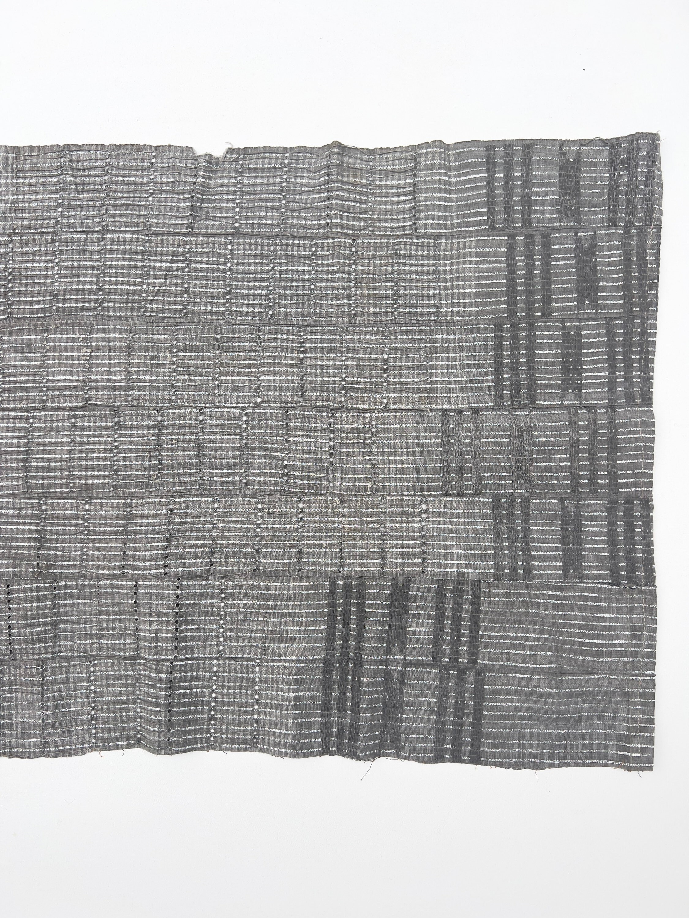 Vintage Mud Cloth African Fabric, Aso Oke, (Asoks) Yarn Dyed stripe ...