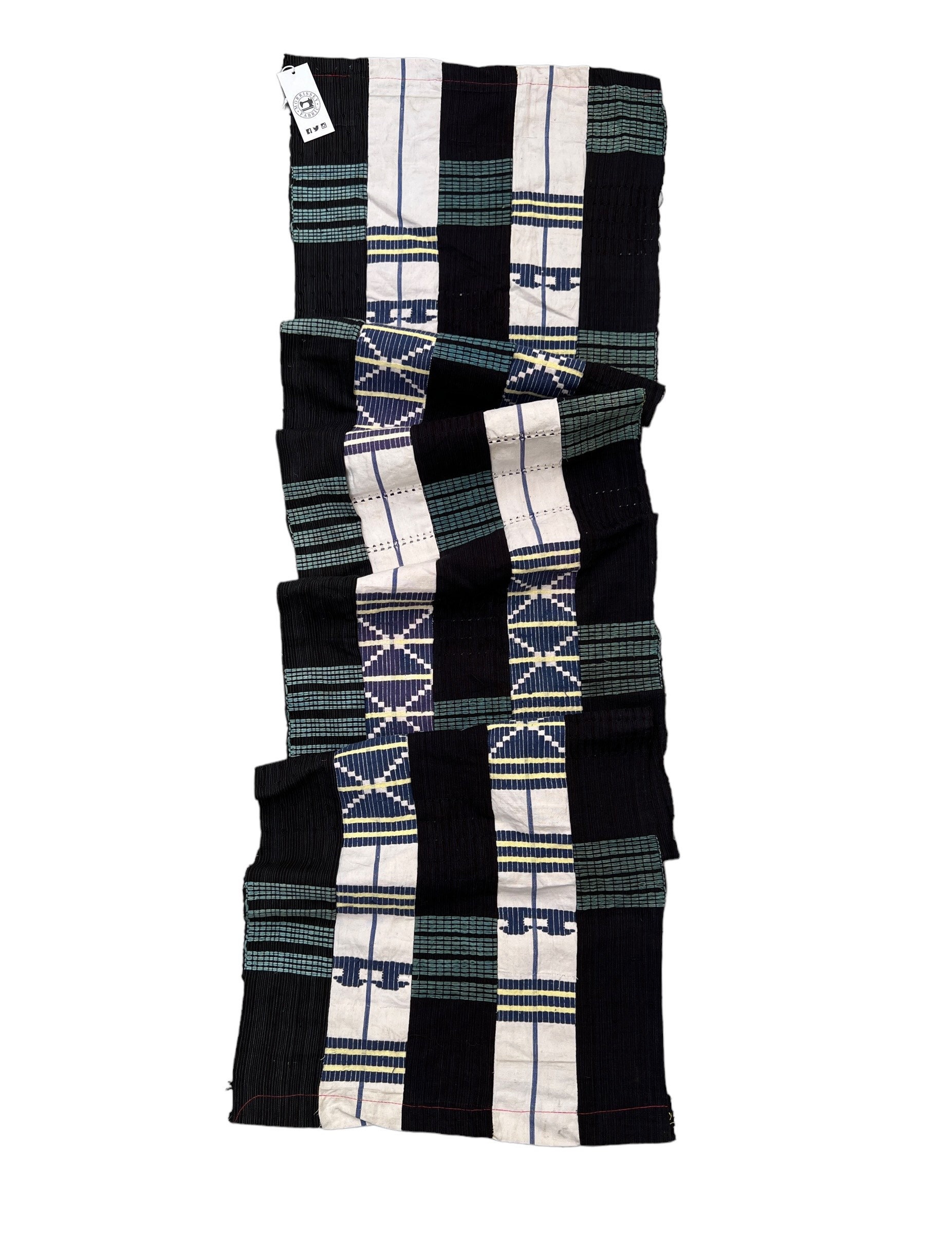 African Mud Cloth Textile, Yoruba Aso Oke Textile, Collectible Nigerian ...