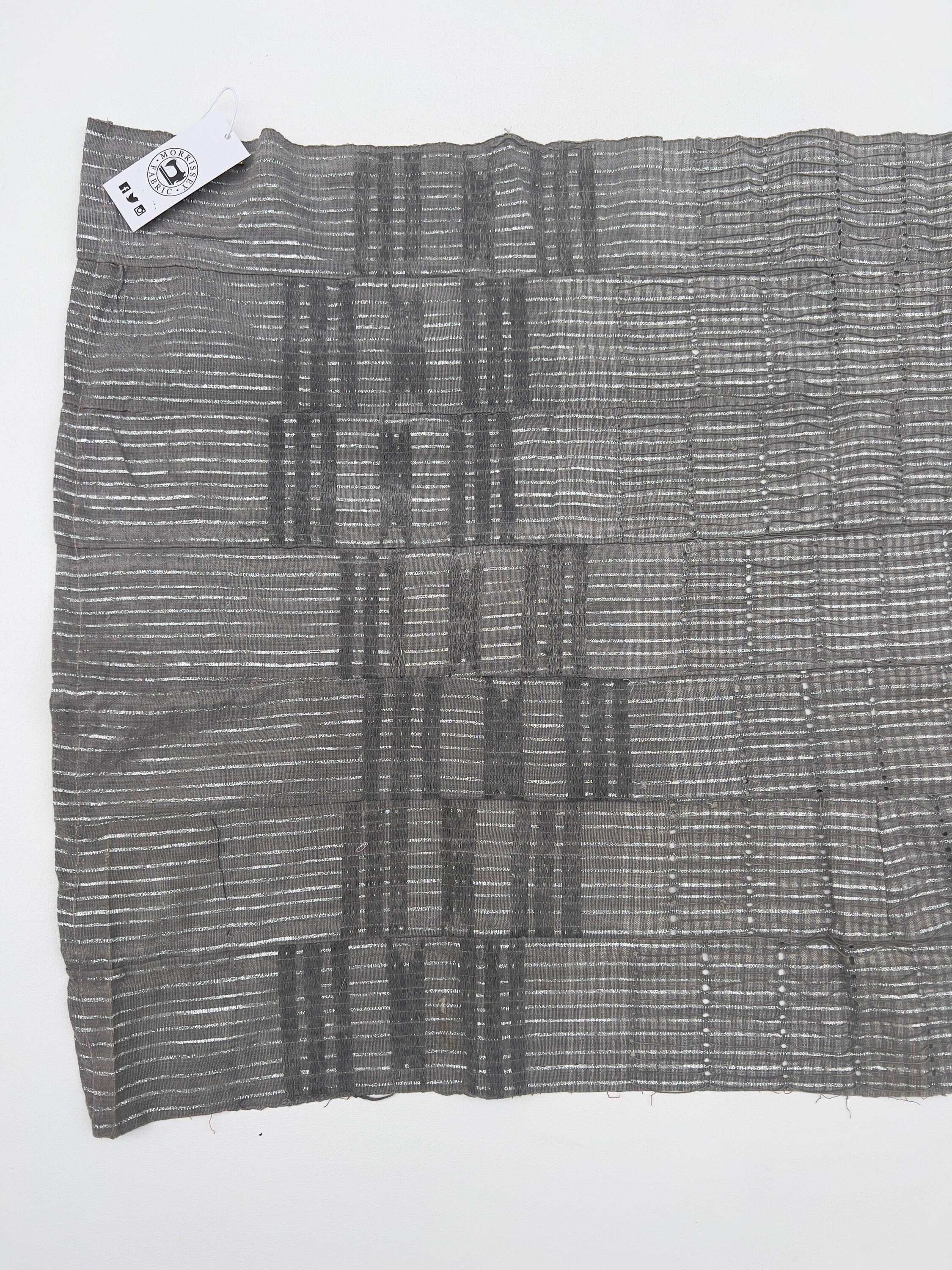 Vintage Mud Cloth African Fabric, Aso Oke, (Asoks) Yarn Dyed stripe ...