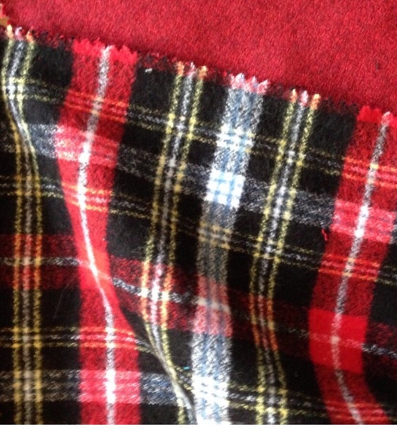 Plaid Flannel Fabric Cotton Flannel Scarf or Shirt Fabric | Etsy