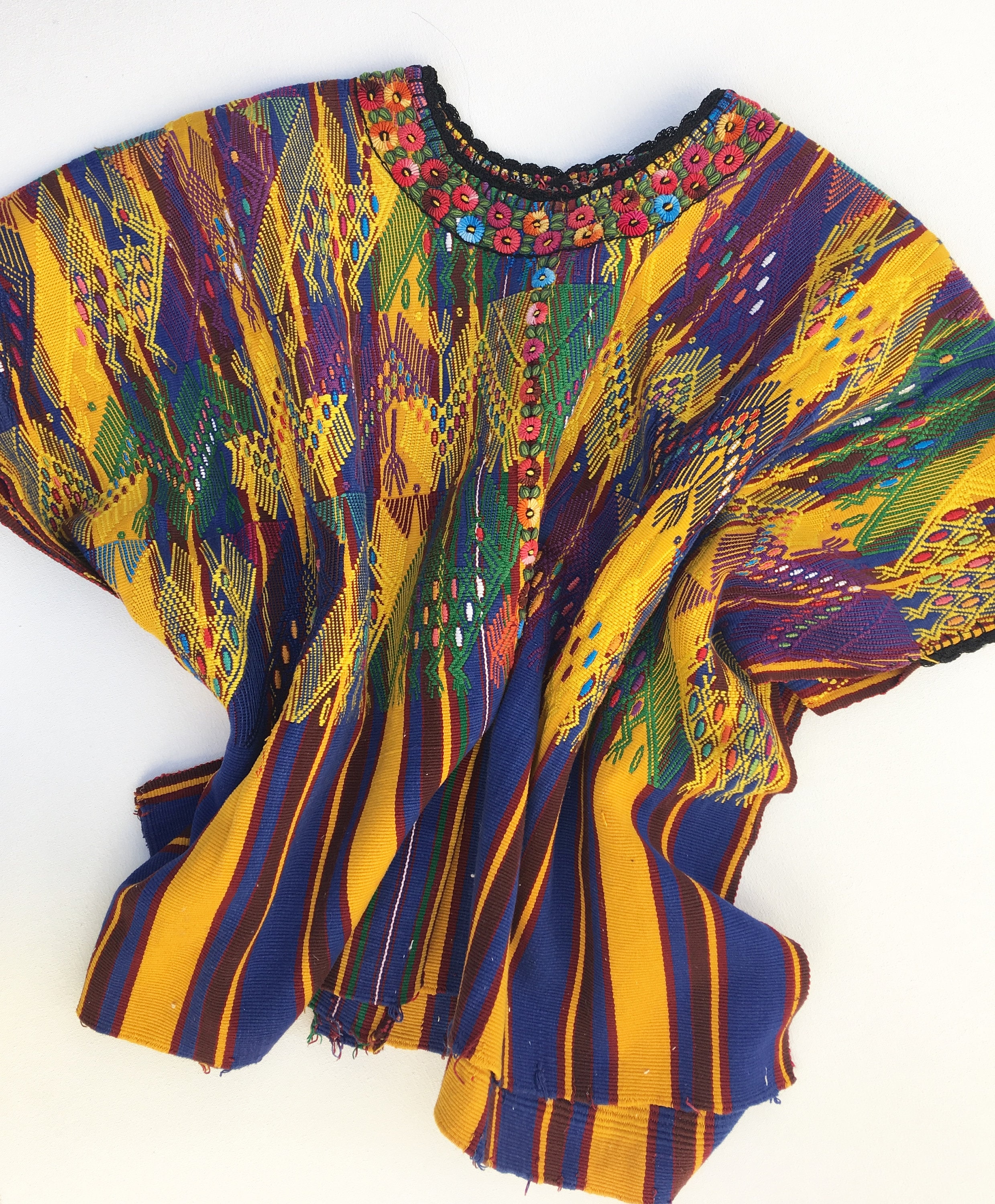 Vintage Guatemalan Huipil, Vintage embroidery blouse, Collectible ...