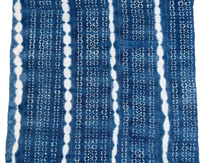 Mud Cloth Vintage Indigo - Morrissey Fabric