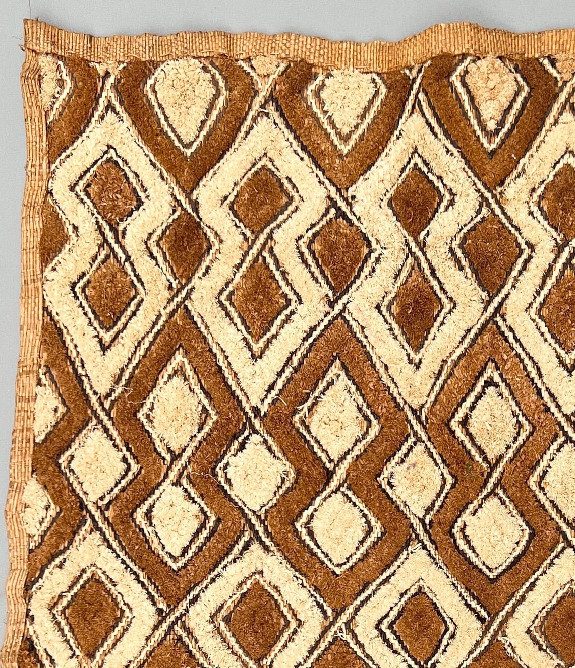 Vintage Kuba Cloth Textile, African Shoowa Design, Tribal Wall Decor - Etsy