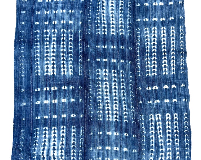 Mud Cloth Vintage Indigo - Morrissey Fabric
