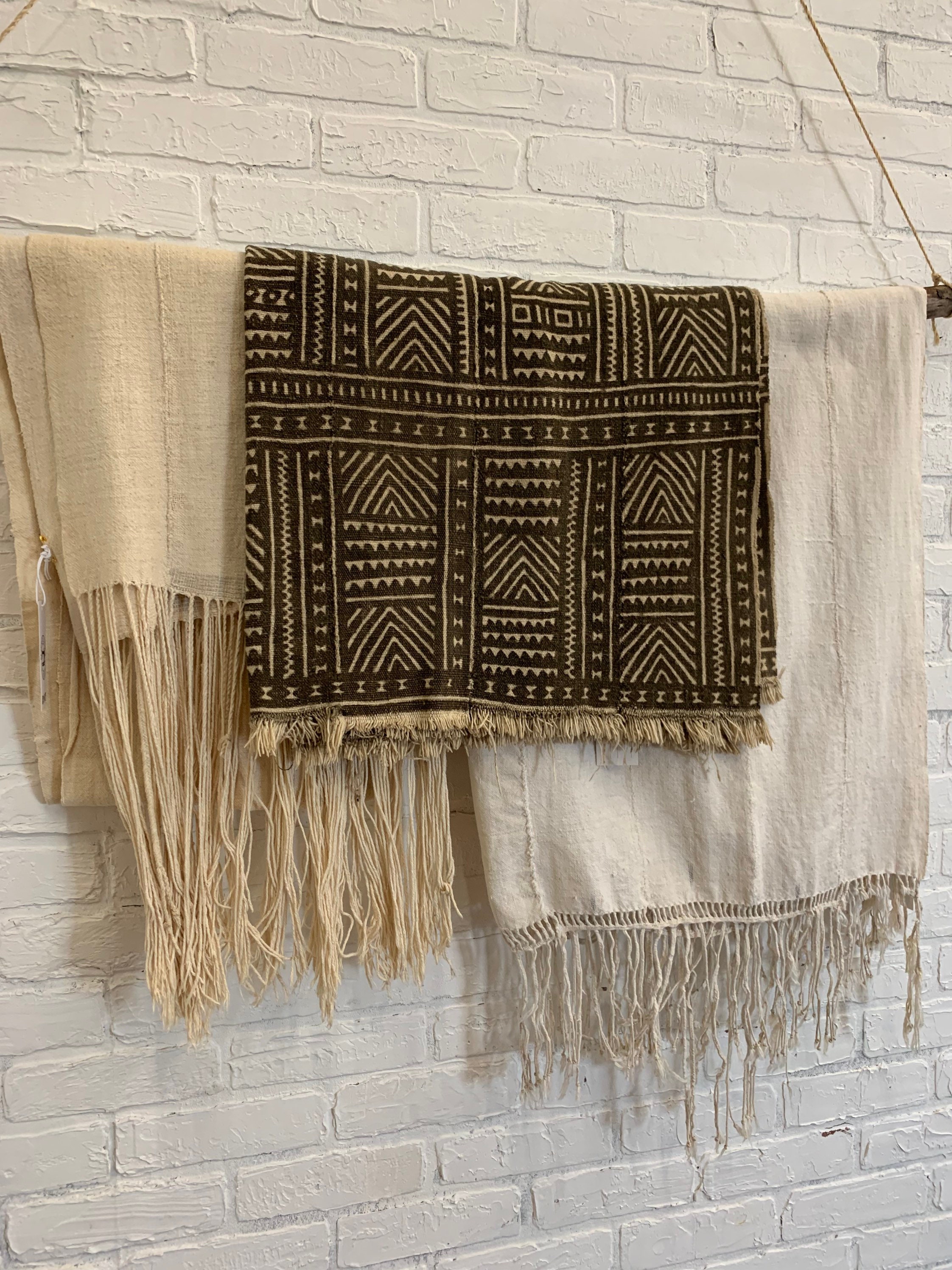 Vintage Mud Cloth, Neutral Primitive Mudcloth fabric, African Bogolan ...