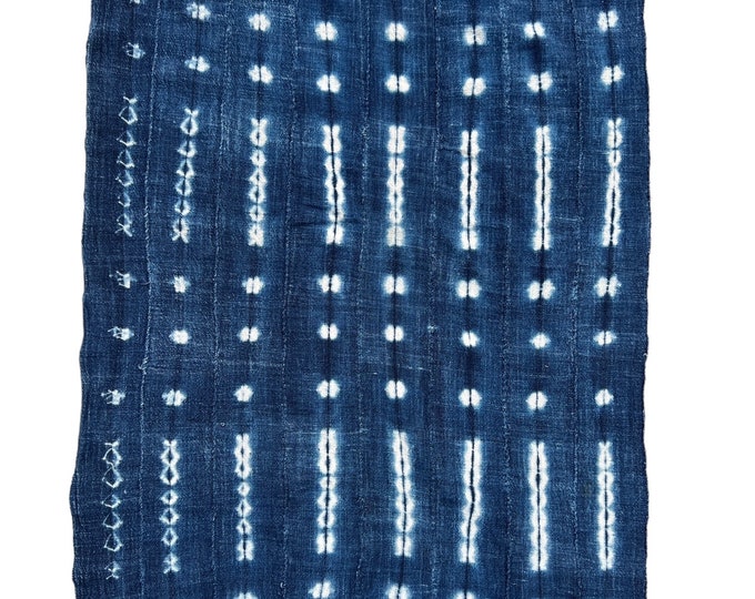 Mud Cloth Vintage Indigo - Morrissey Fabric