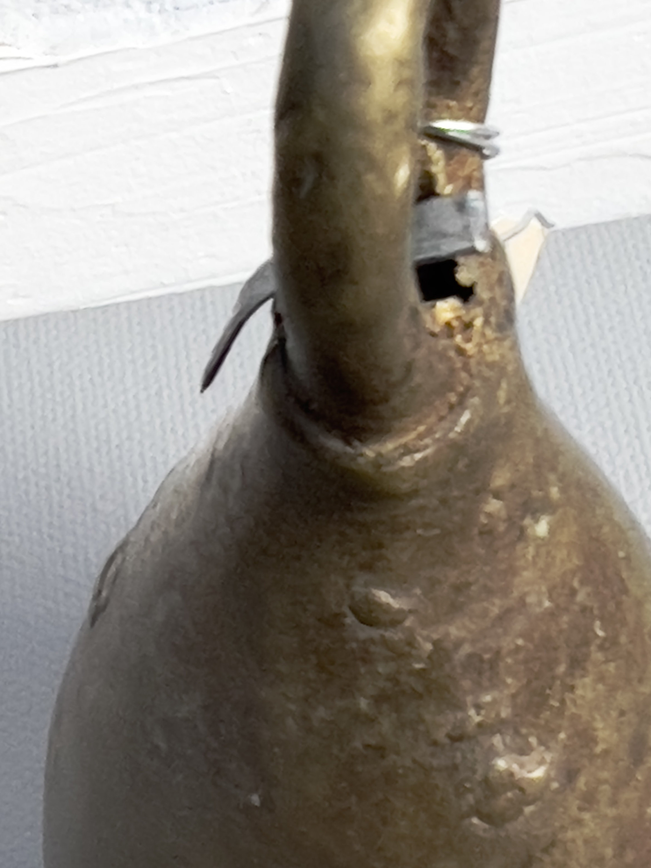 Vintage, Brass Cow Bell, Rustic African hand made brass bell, Home ...