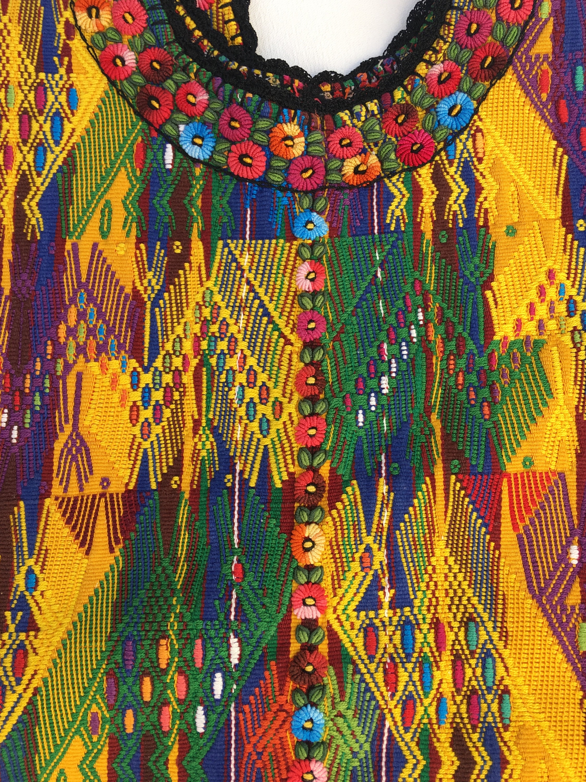 Vintage Guatemalan Huipil, Vintage embroidery blouse, Collectible ...