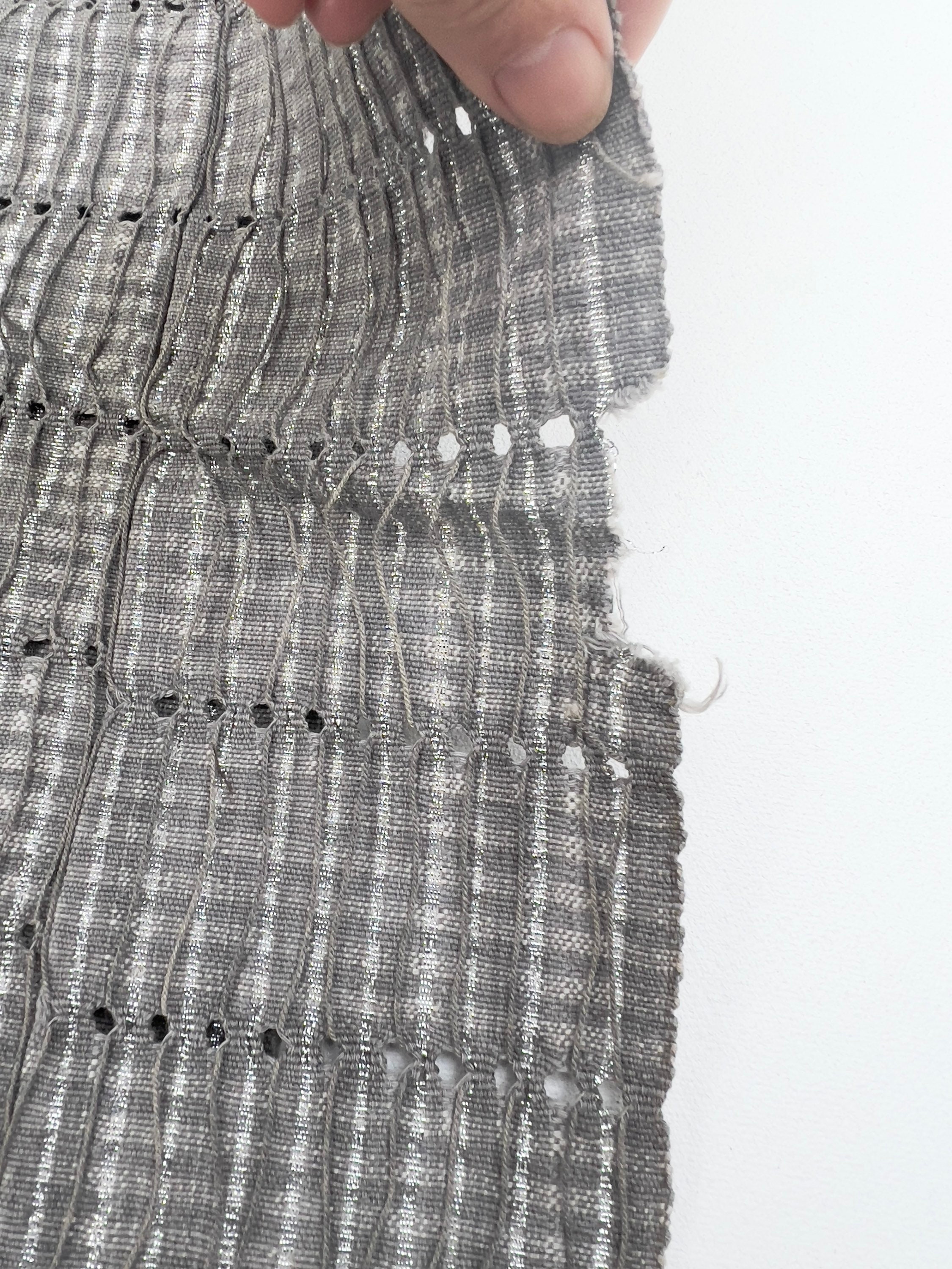 Vintage Mud Cloth African Fabric, Aso Oke, (Asoks) Yarn Dyed stripe ...