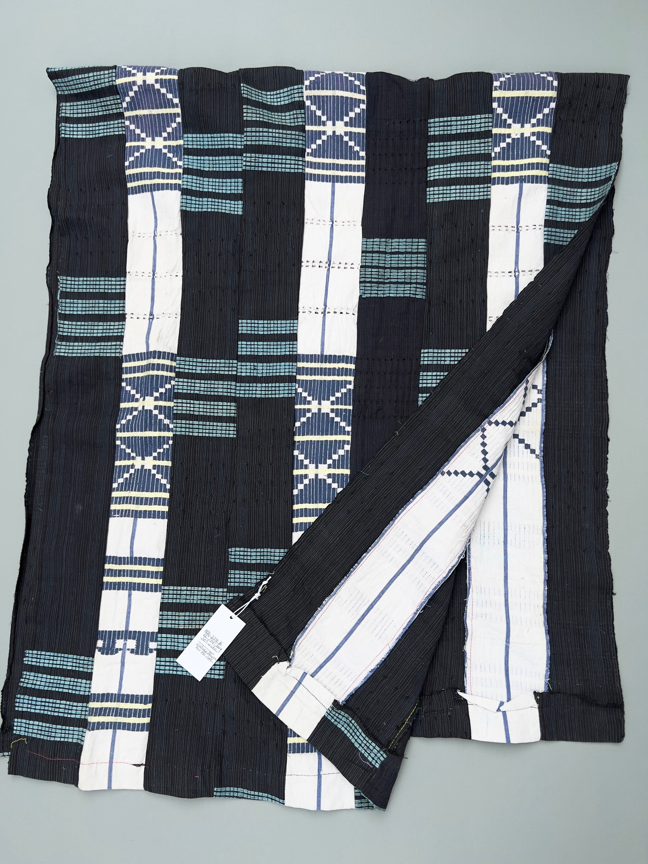 African Mud Cloth Textile, Yoruba Aso Oke Textile, Collectible Nigerian ...