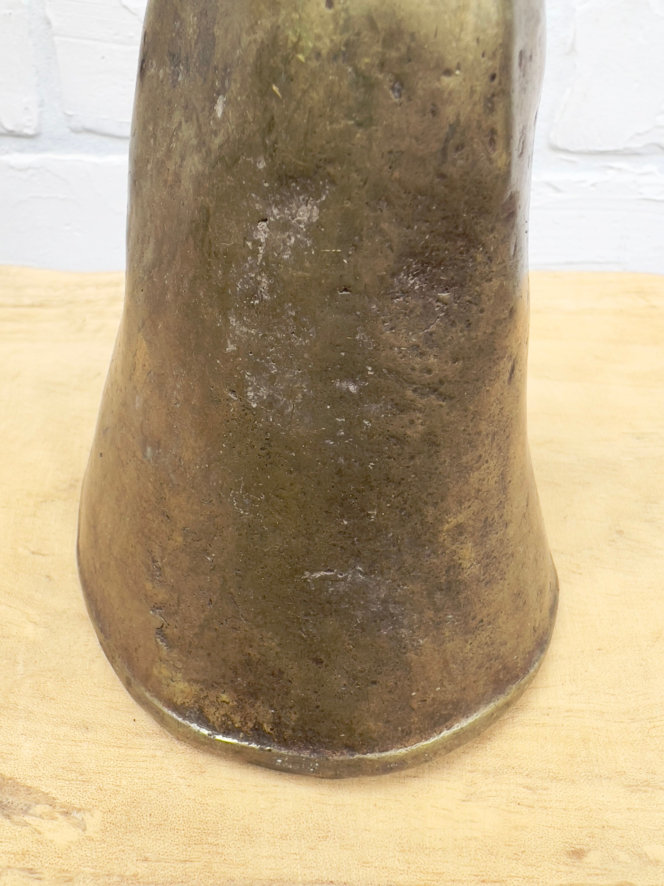 Vintage Bell, Brass Cow Bell, Rustic African hand made brass bell, Home ...