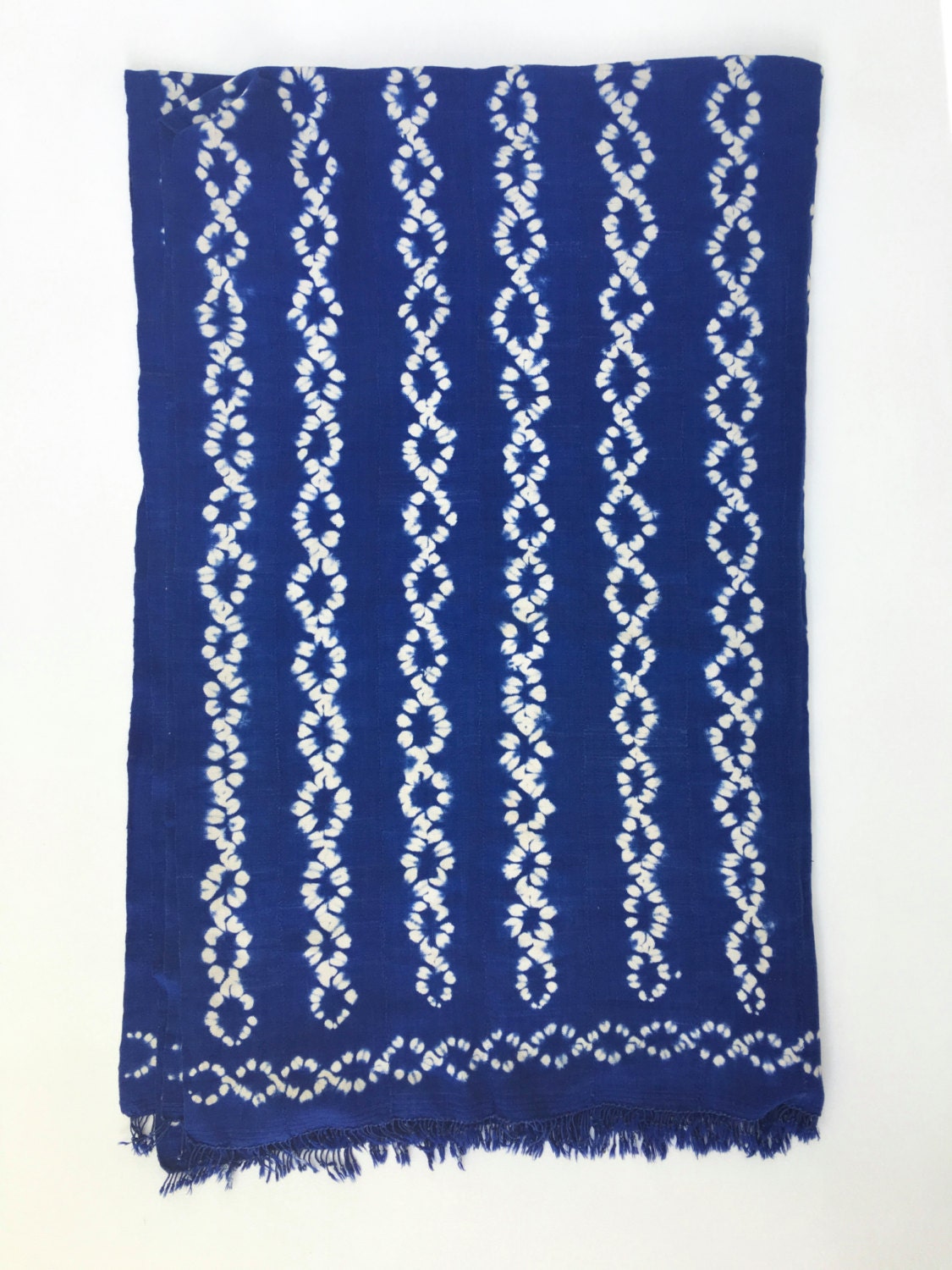 Mud Cloth Tie Dye, Royal Blue mud cloth, 68x 46 mud cloth throw ...