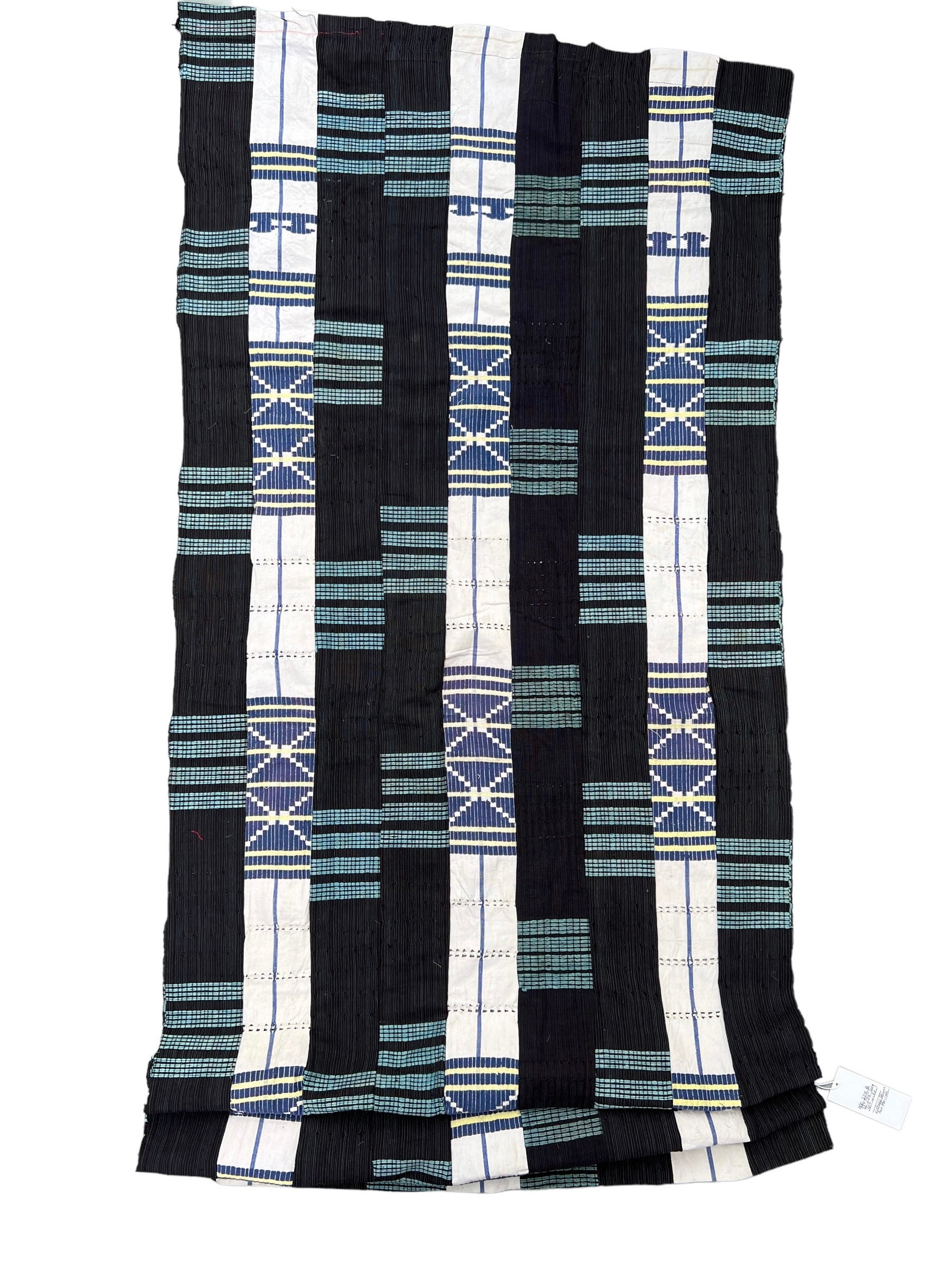 African Mud Cloth Textile, Yoruba Aso Oke Textile, Collectible Nigerian ...