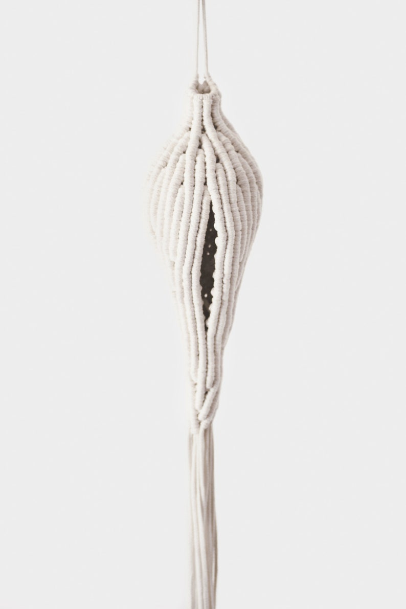 Modern Sculpture, Hanging Cocoon, Textile Art by WAVES'N'ME - Etsy