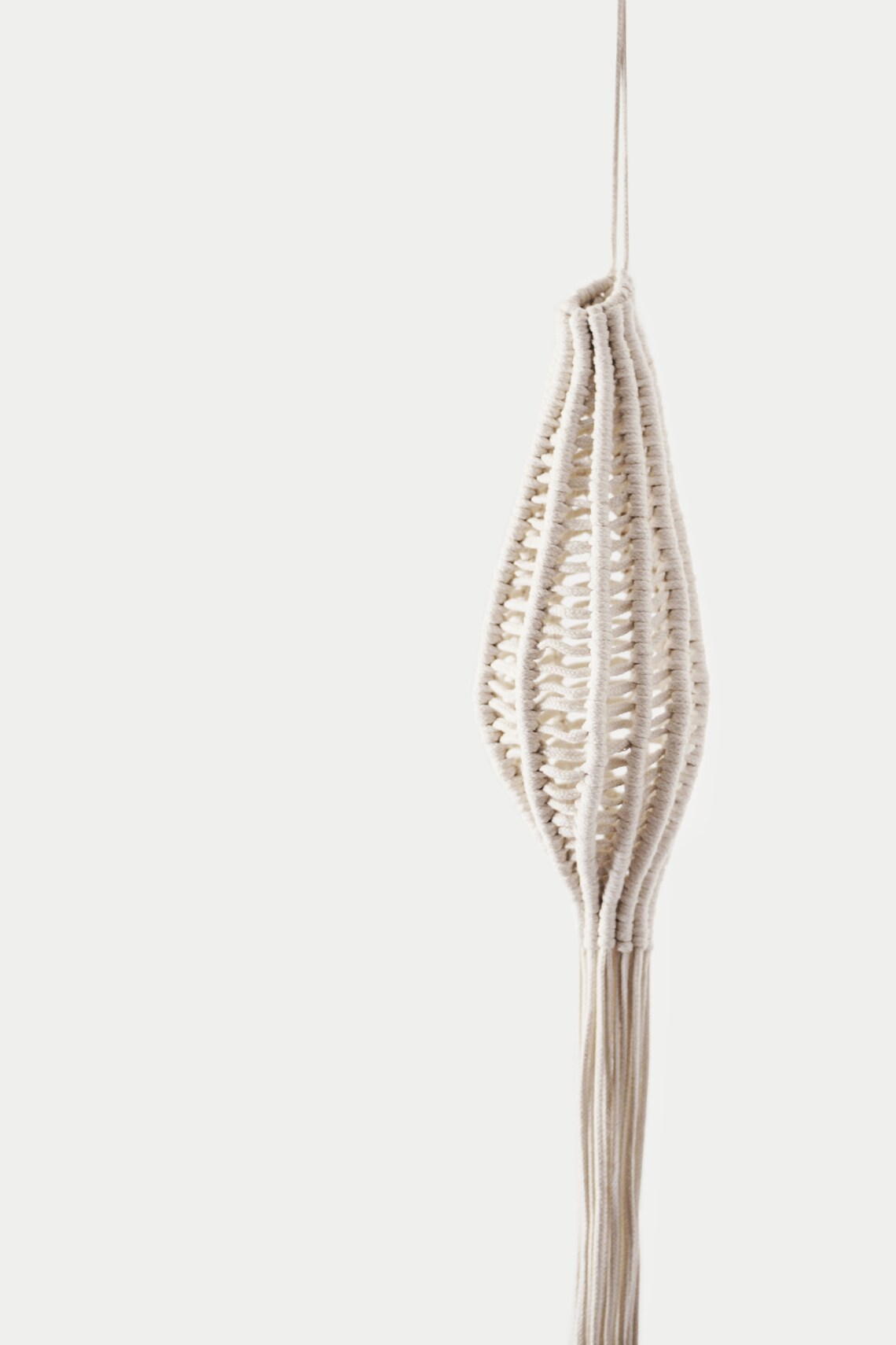Macrame Sculpture, Nature Inspired Decor, Hanging Cocoon by WAVES'N'ME ...