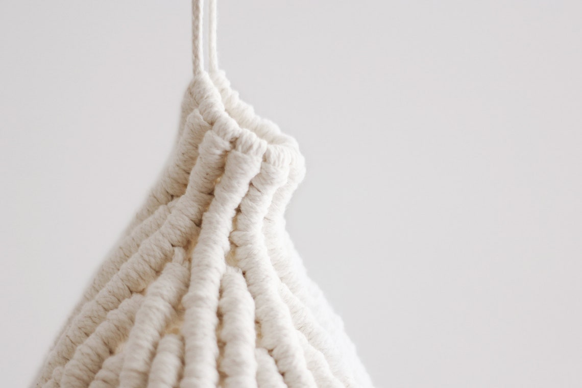 Modern Sculpture, Hanging Cocoon, Textile Art by WAVES'N'ME - Etsy