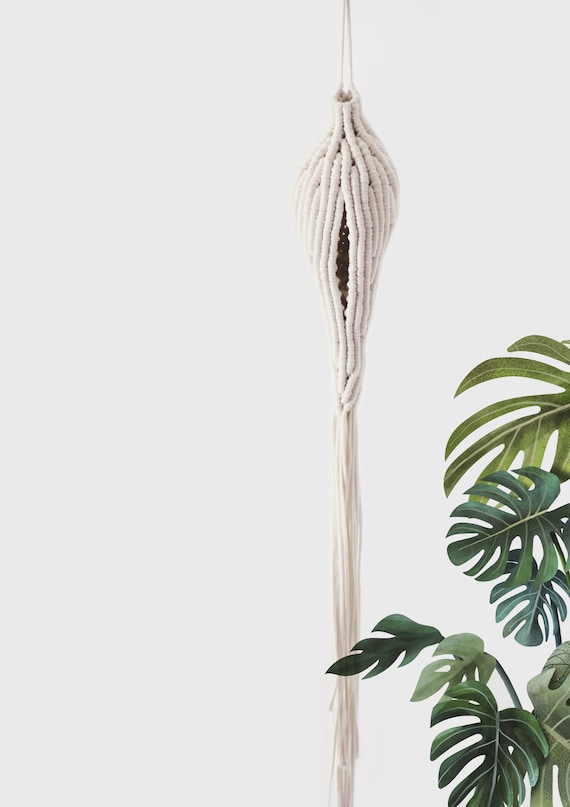 Modern Sculpture Hanging Cocoon Textile Art by | Etsy