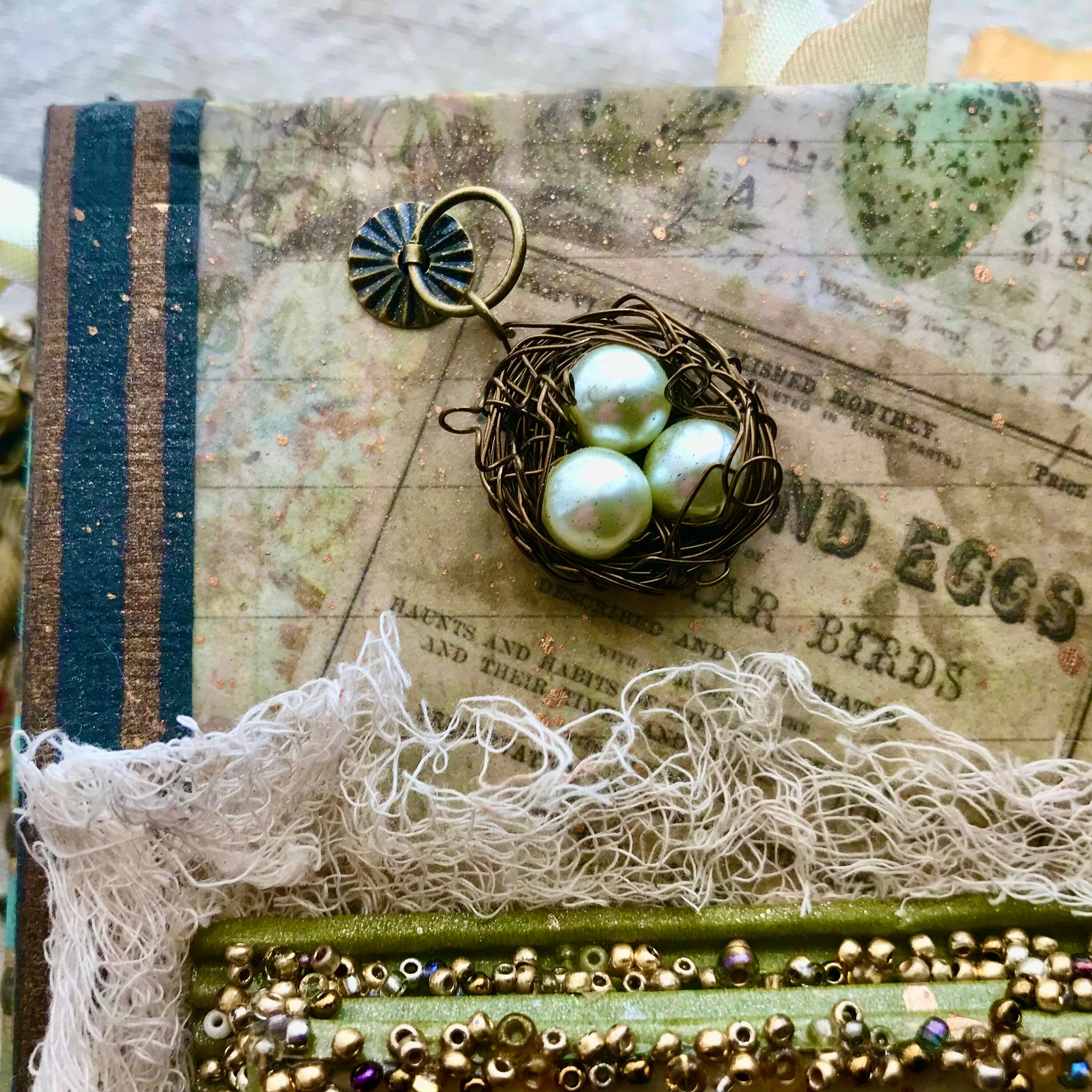 BIRD NESTS Junk Journal, Toilet Paper Roll Dividers, 6 Signatures ...