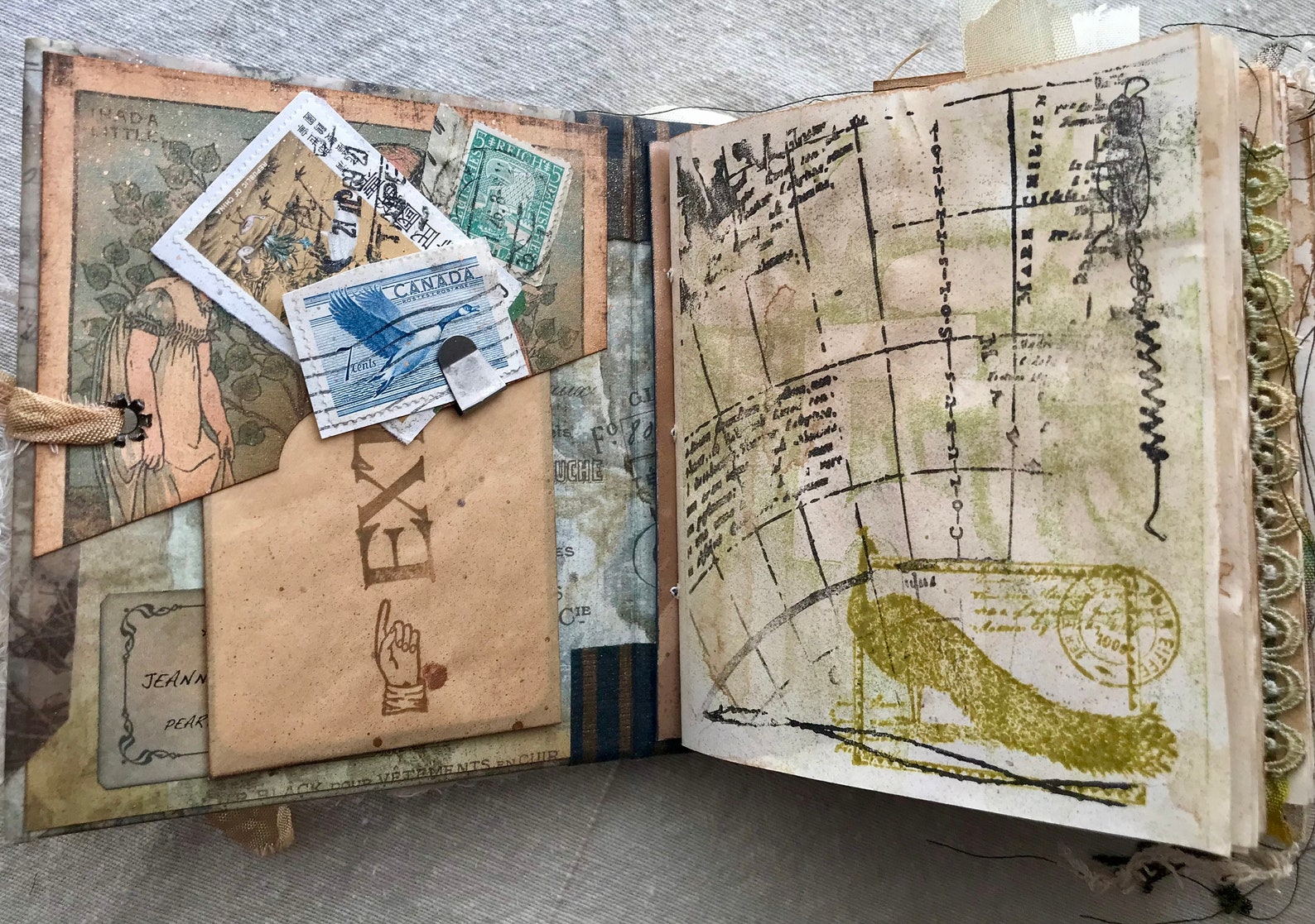 BIRD NESTS Junk Journal Toilet Paper Roll Dividers 6 - Etsy