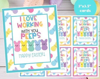 EDITABLE We Have the Best Peeps on Our Team Easter Appreciation Favor ...