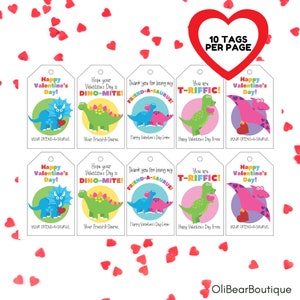 Dinosaur Valentine, DIY Valentine, Printable Valentine, Classroom ...