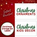 Christmas Bin Storage Labels, Christmas Organization, Christmas Storage ...