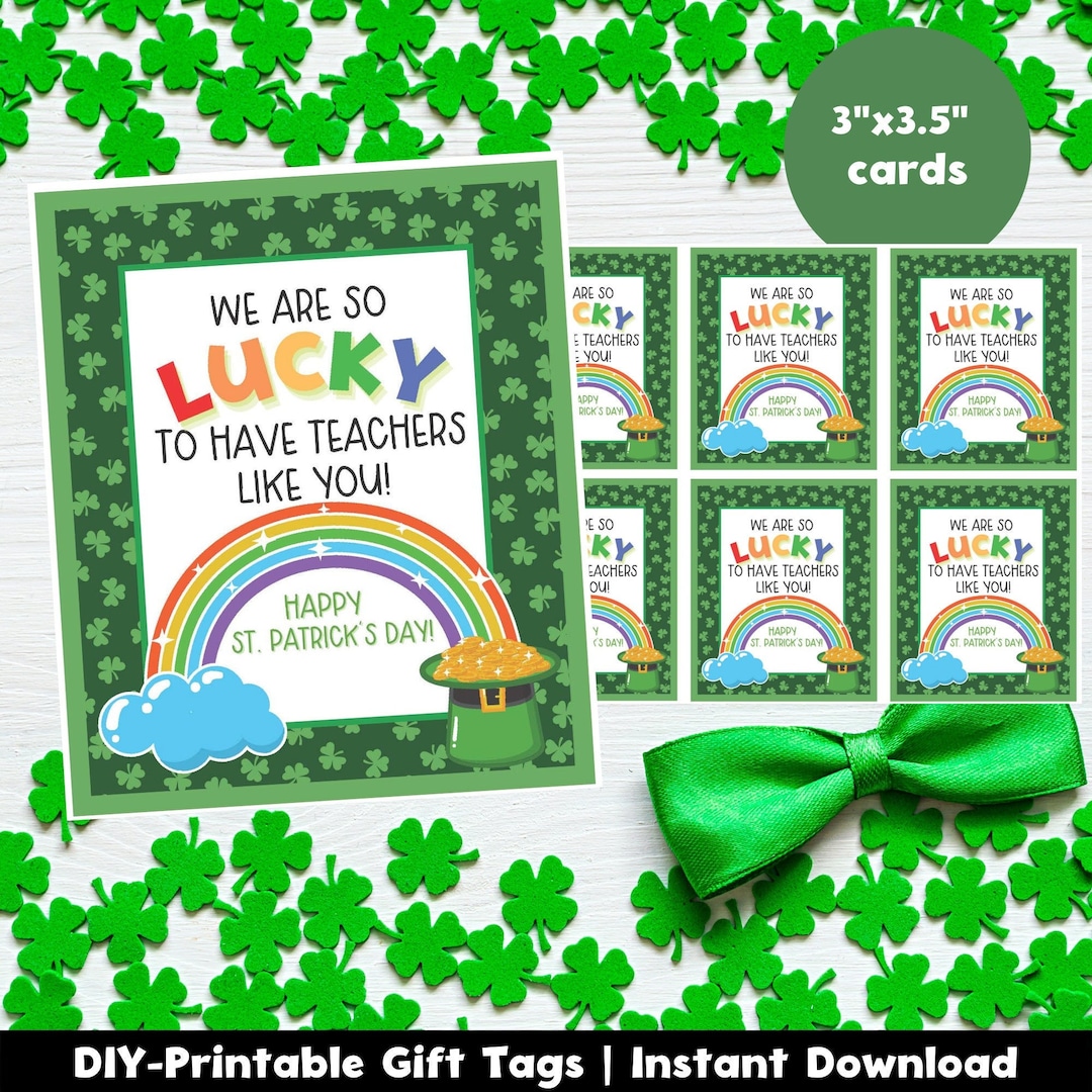 St. Patrick's Day Teacher Appreciation, March Teacher Appreciation, St ...