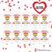 Pop It Valentine's Gift Tag, Printable Classroom Favor (digital ...