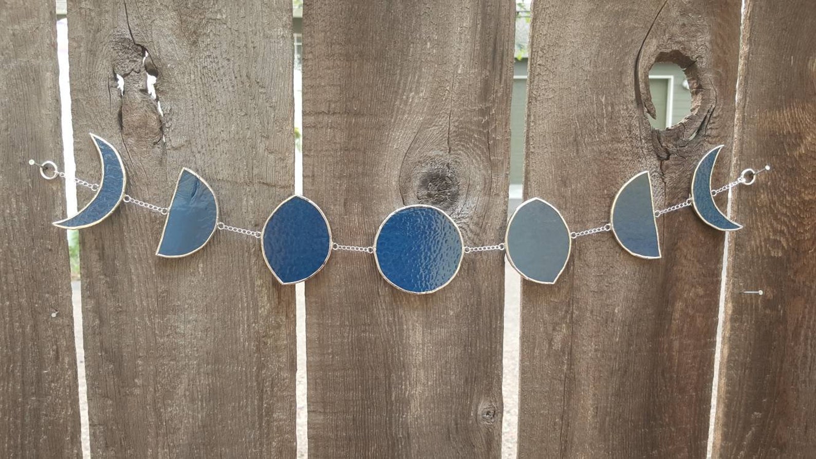 Moon Garland-solid Blue - Etsy