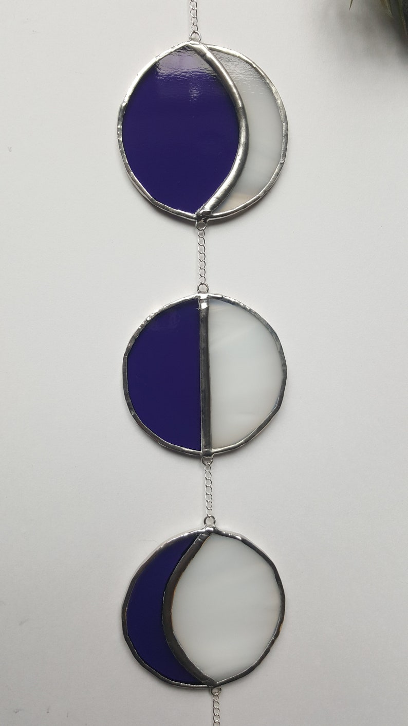 New to Full Moon-translucent Purple & Milky White | Etsy