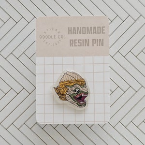 Cambodian Resin Pins 1.5in | Khmer | Handmade Resin Pin - Etsy