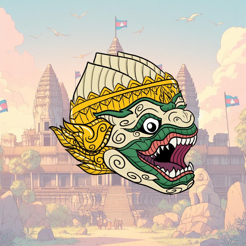 Khmer Folklore, Khmer Sticker, Multiple Designed Decorative Stickers - Etsy