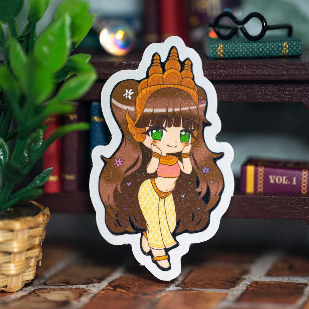 Khmer Sticker 5 Pieces Khmer Chibi Decorative Stickers - Etsy