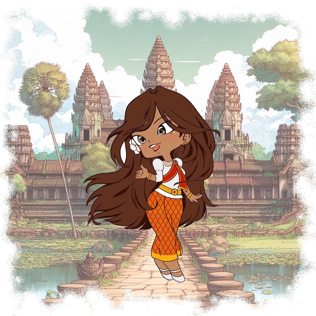 Khmer Apsara, Khmer Sticker, Multiple Designed Decorative Stickers - Etsy