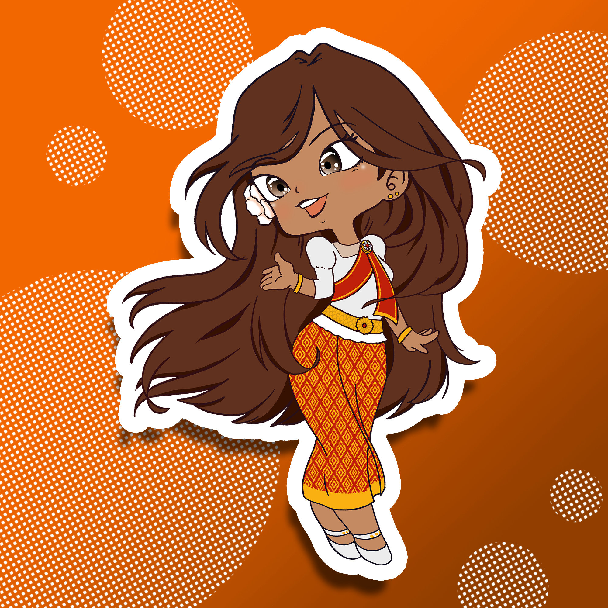 Khmer Sticker, Khmer Apsara, Multiple Designed Decorative Stickers - Etsy