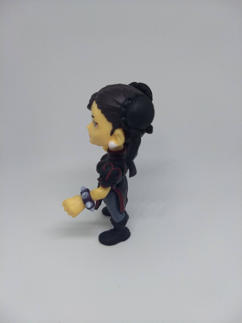 Street Fighter Black and Red Alternate Costume Chun-li Custom - Etsy