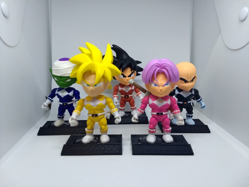 Dragonball Z as MMPR Custom the Loyal Subjects Vinyl Figure - Etsy