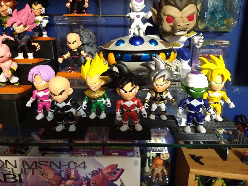 Dragonball Z as MMPR Custom the Loyal Subjects Vinyl Figure - Etsy