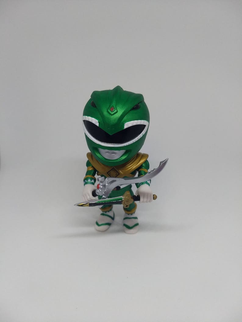 Mighty Morphin Power Rangers METALLIC Movie Green | Etsy
