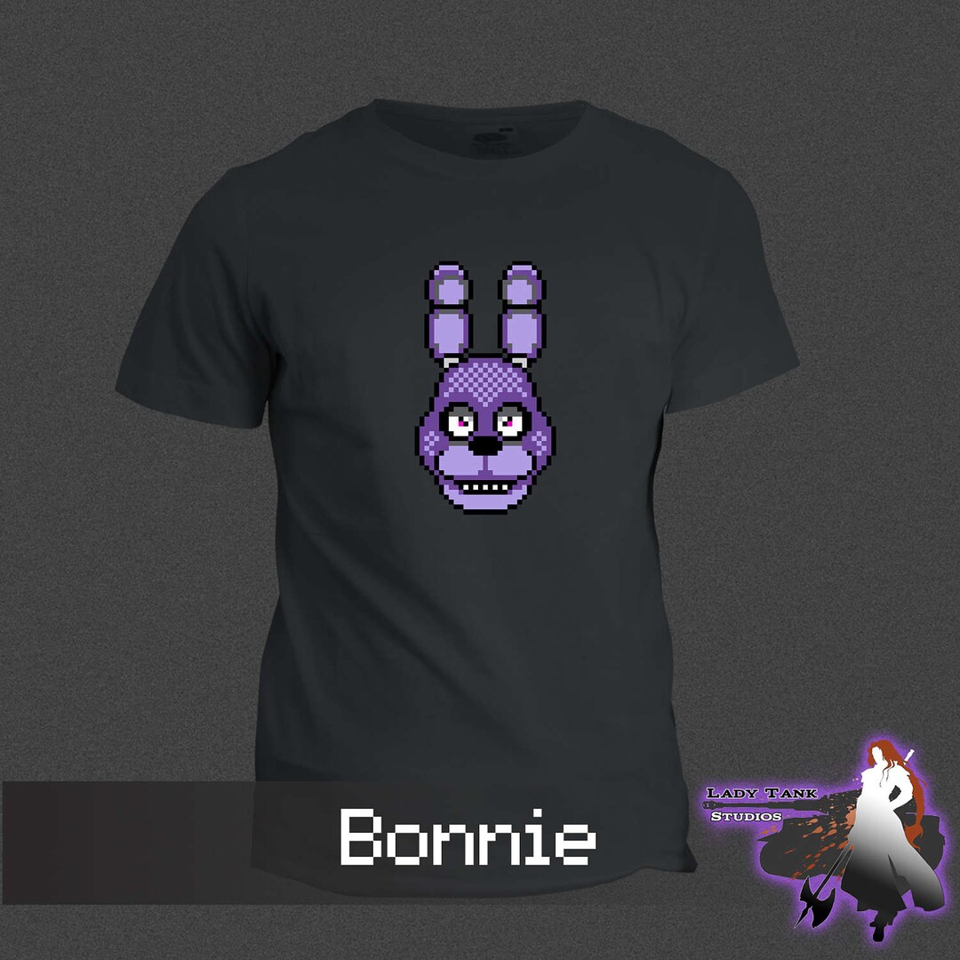 Five Nights at Freddy's - Bonnie (unisex/ringspun/ladies) Tshirt FNAF ...