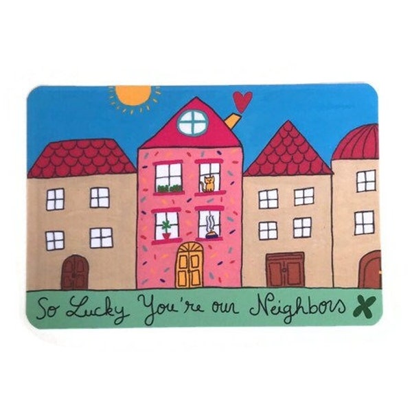 Thank You Neighbor Card - Etsy