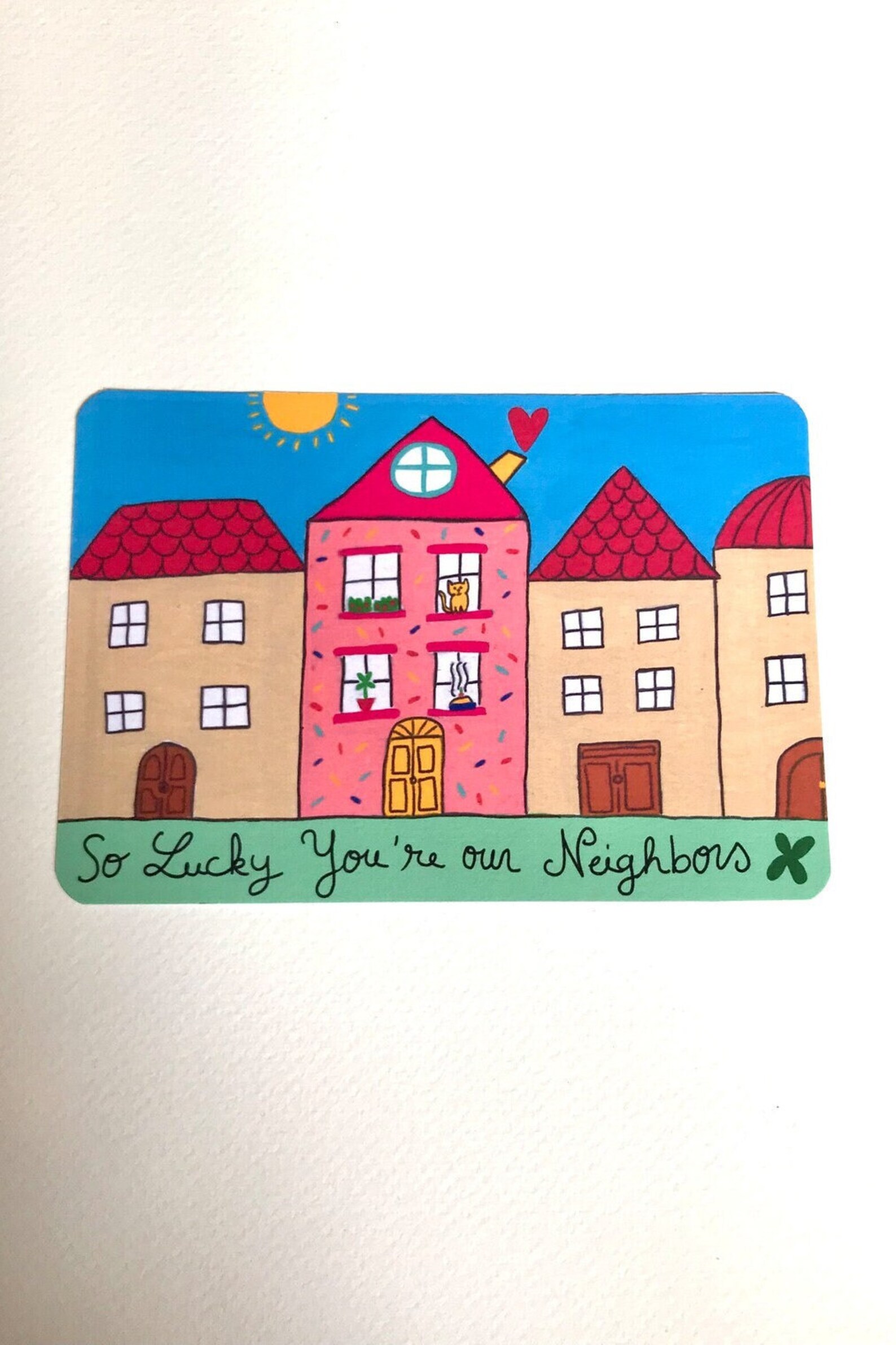 Best Neighbor Card, Thank You Neighbor, Neighbor Moving Card, Neighbour ...