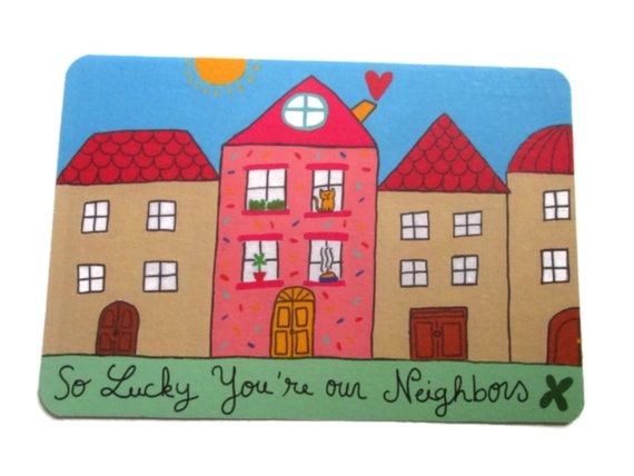 Best Neighbor Card Thank You Neighbor Neighbor Moving Card | Etsy