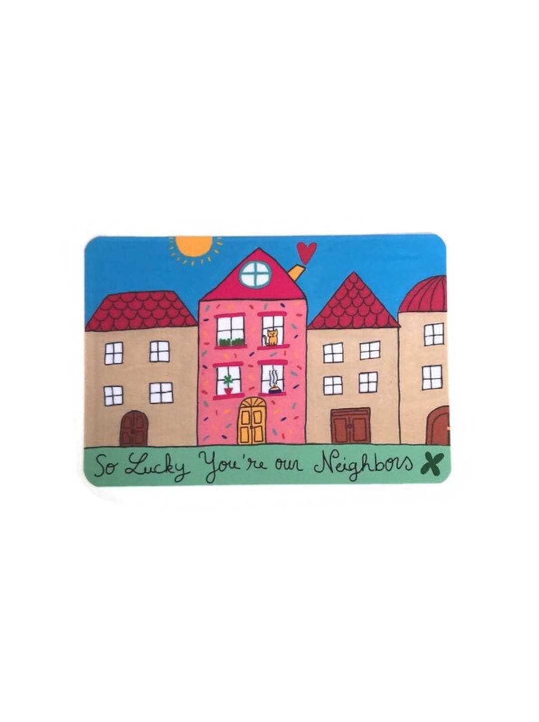 Best Neighbor Card, Thank You Neighbor, Neighbor Moving Card, Neighbour ...