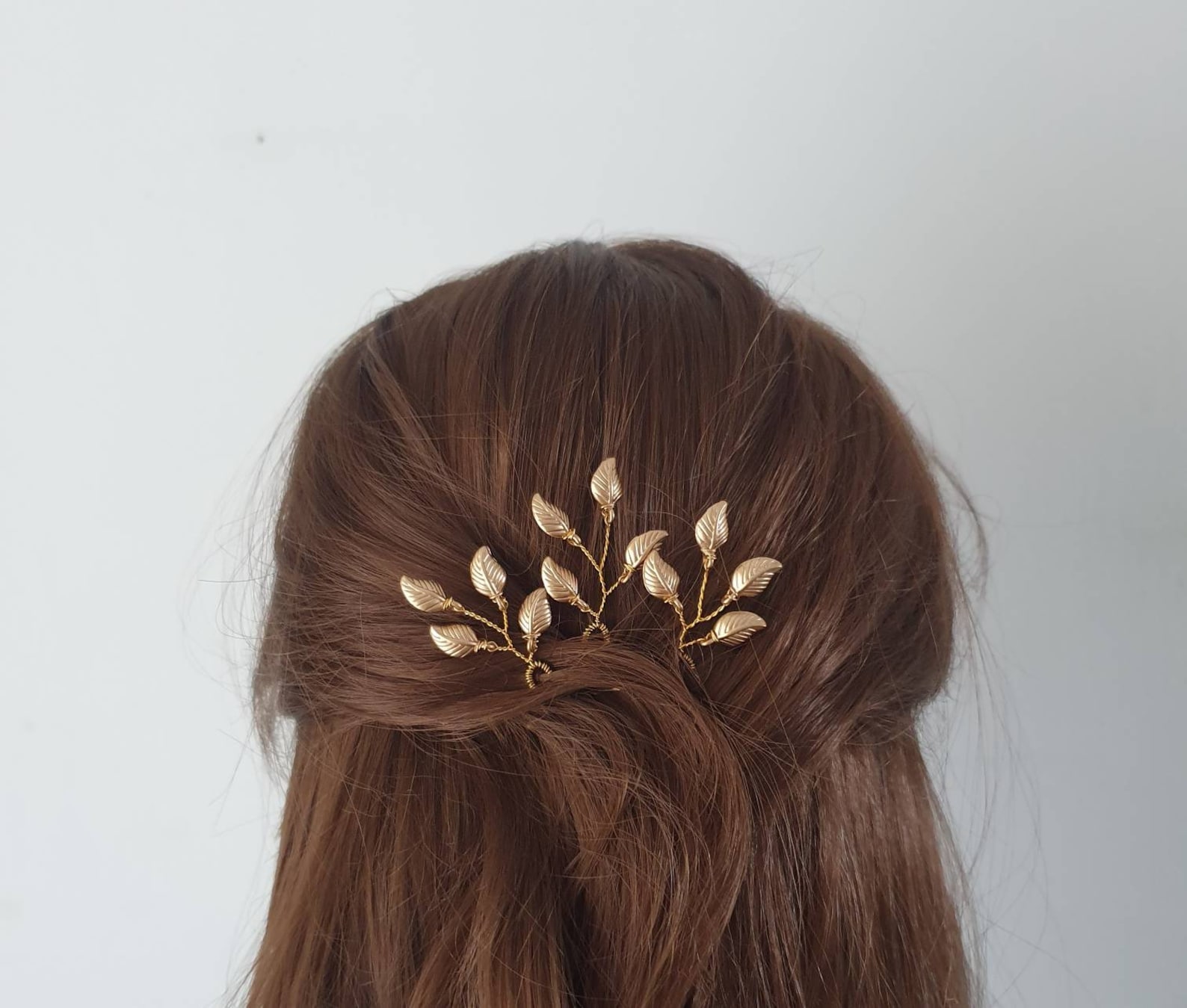 Set of Gold Leaf Hair Pins Silver Leaf Hair Pins Bridal Hair - Etsy UK