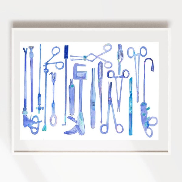 Surgical Instruments Art - Etsy