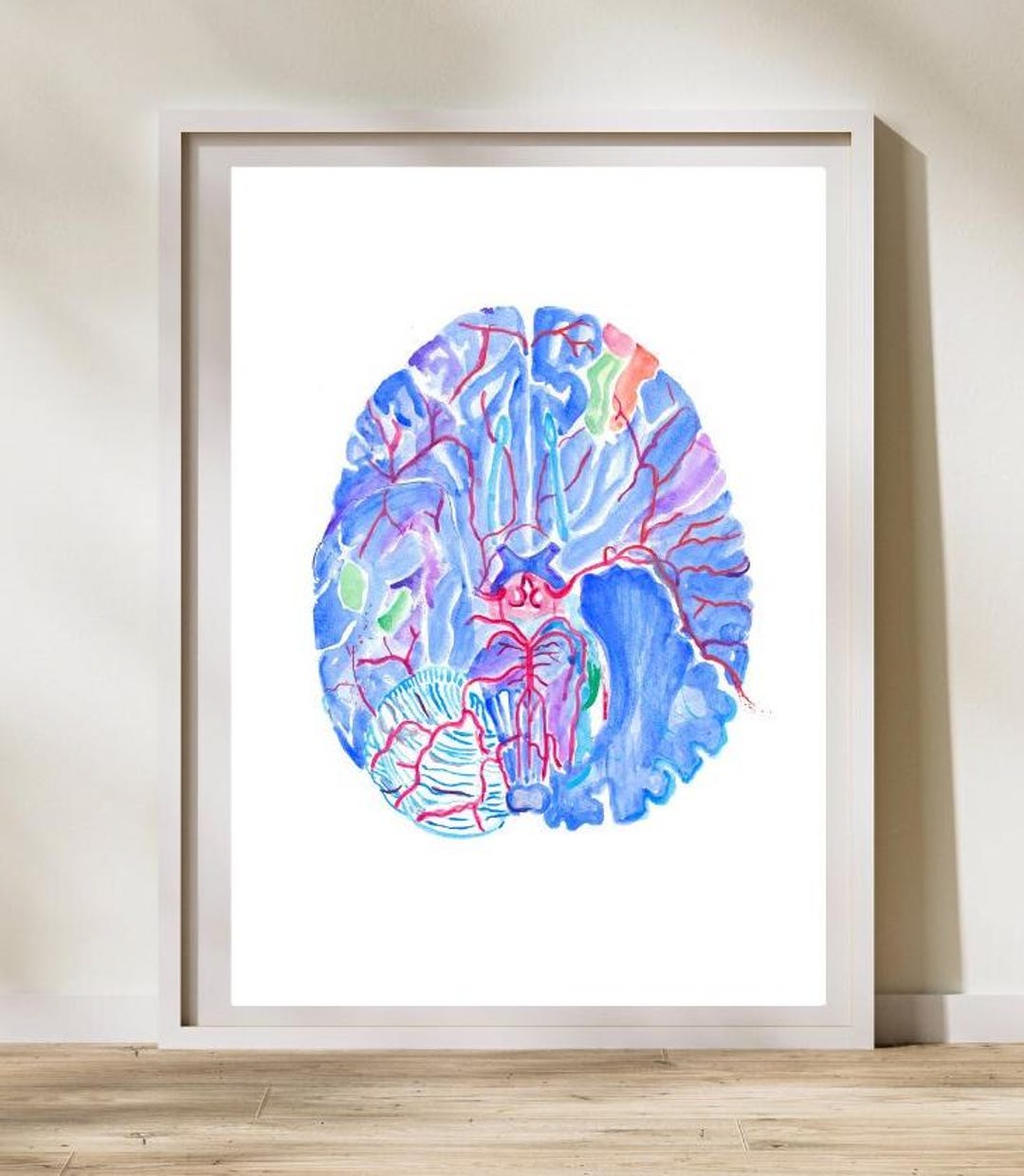 Circle of Willis, Brain Anatomy, Neurology Art, Neurologist Gift, Brain ...
